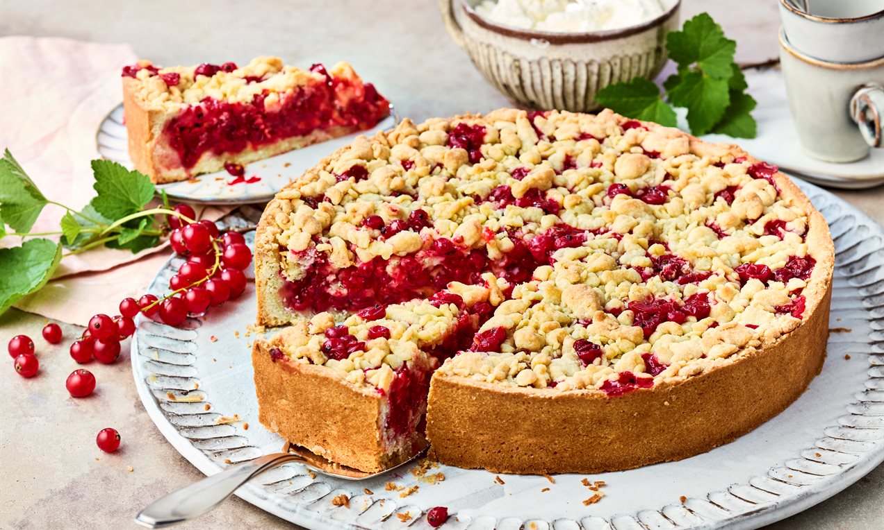 Ribisel-Streuselkuchen Rezept | Dr. Oetker