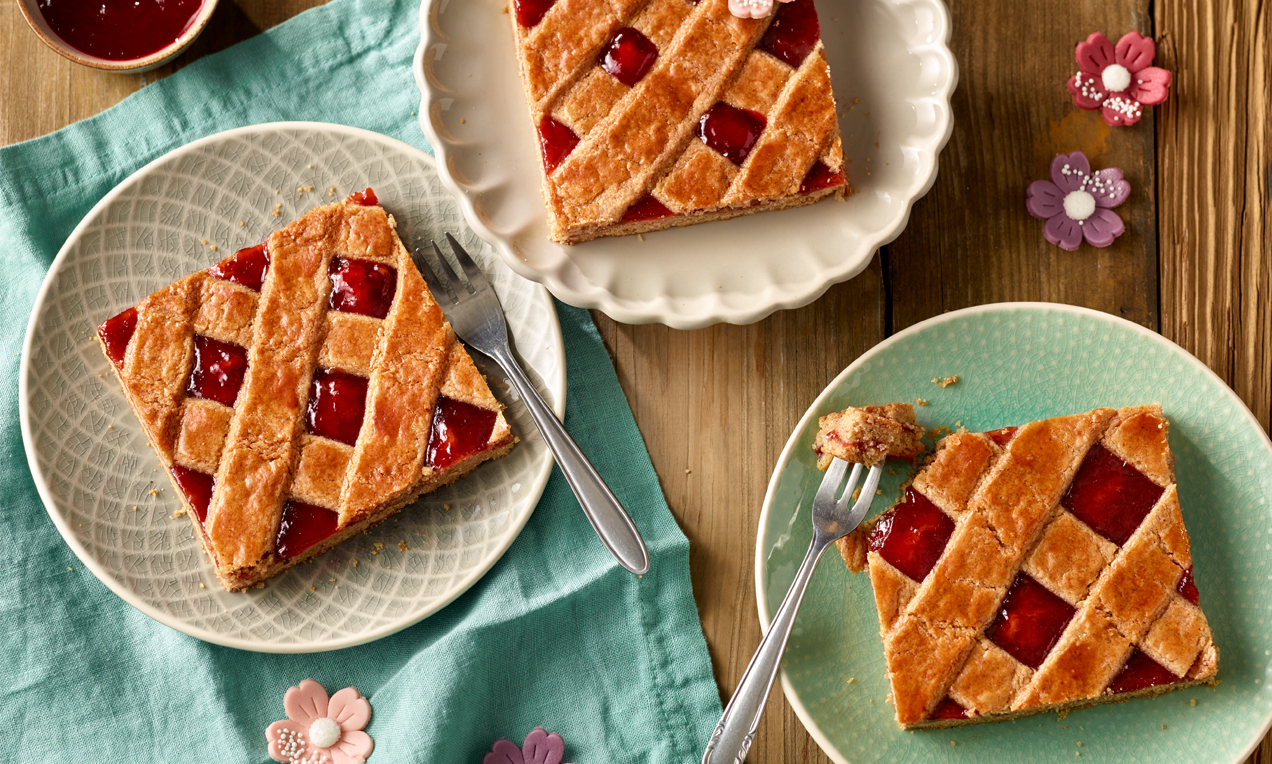 Linzerschnitten vom Blech Rezept | Dr. Oetker