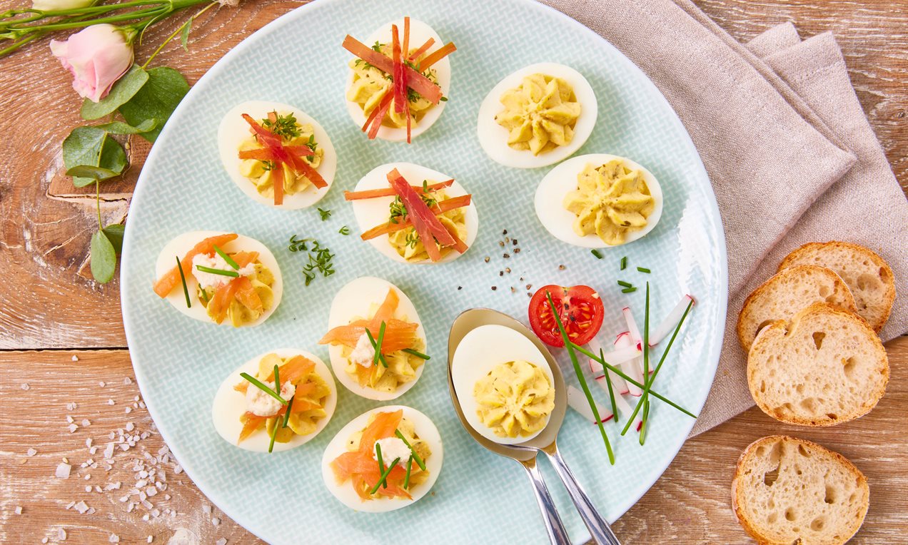Gefüllte Eier Rezept | Dr. Oetker