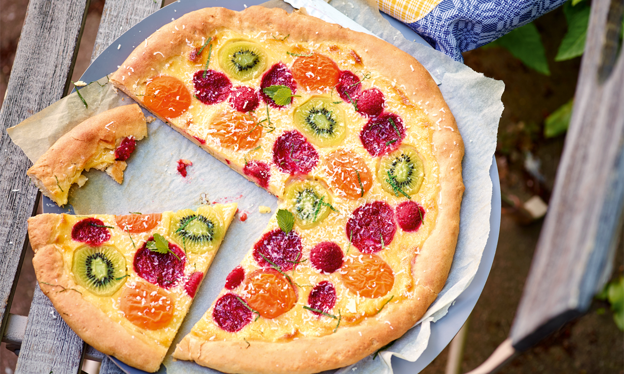 Marillen-Mix-Pizza Rezept | Dr. Oetker