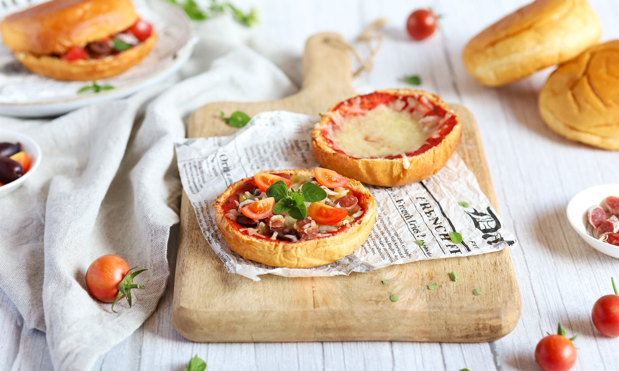 Pizzaburger Rezept | Dr. Oetker